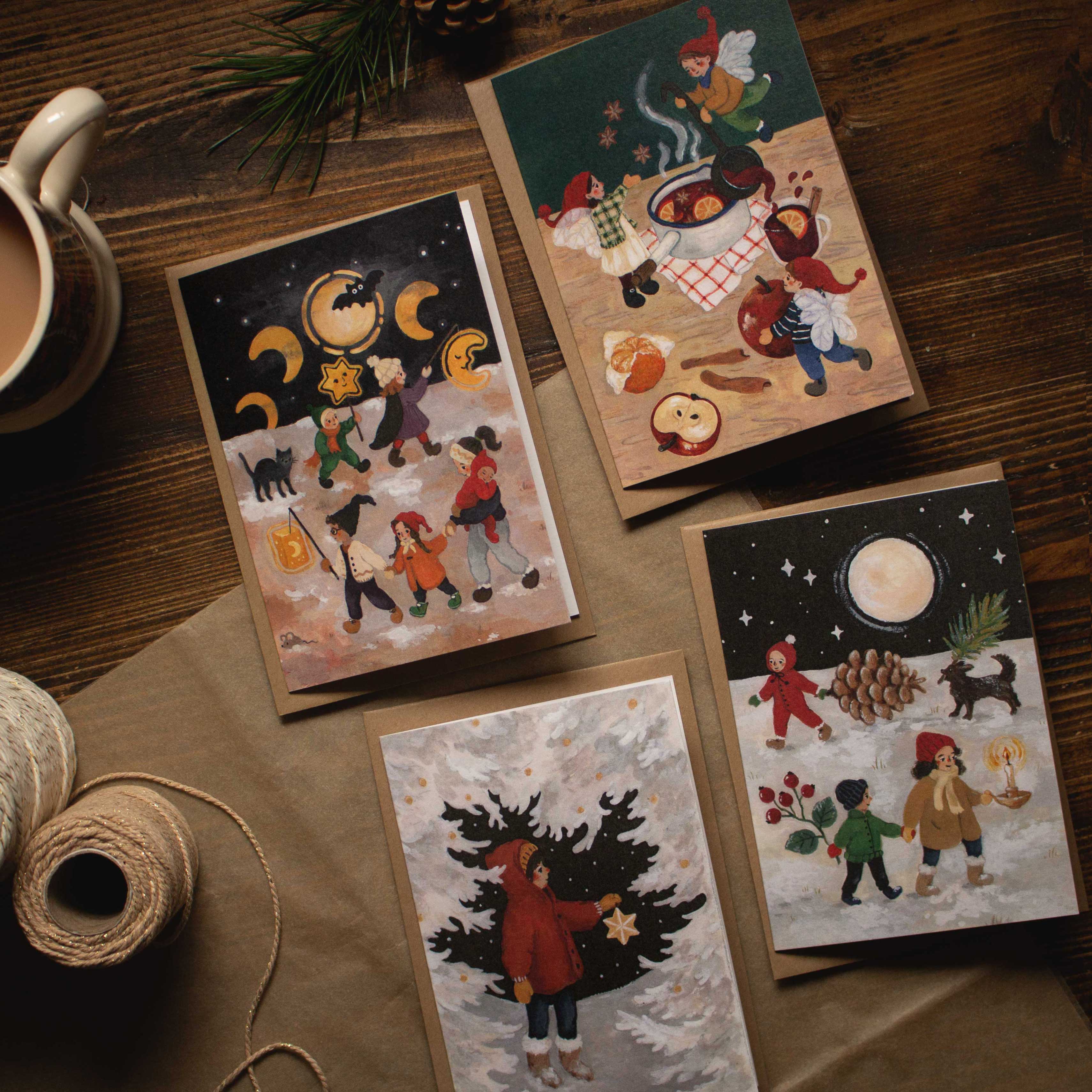 Magical Wonders | Card Set of 4 – studiosatsch