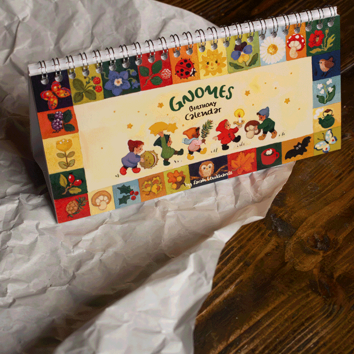 Gnomes | Birthday CALENDAR – studiosatsch